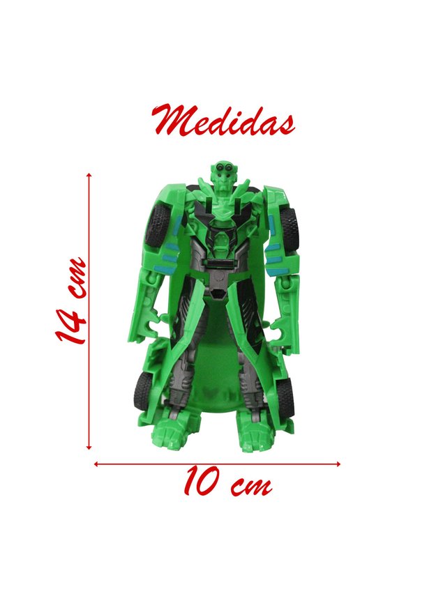 Transformers Guerreiro Robô Verde Brinquedo 2 em 1