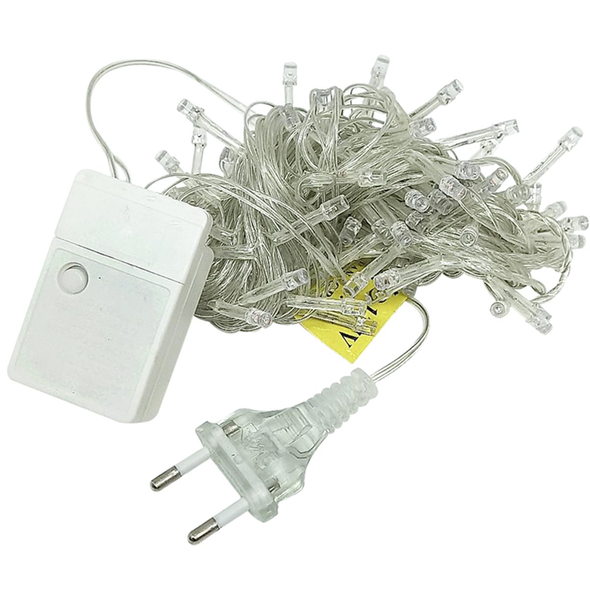 Cordão Pisca 300 Lâmpadas LED Branco 8 Funções 220v De 15M